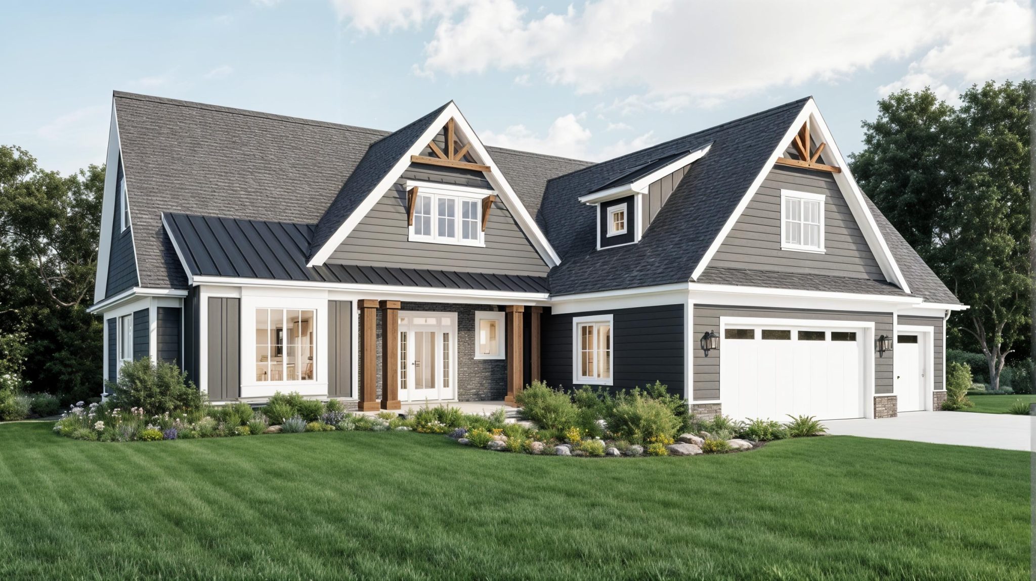 Valentina Floor Plan | 2210 sq ft 3 Bed 2.5 Bath Ranch by Berg Development